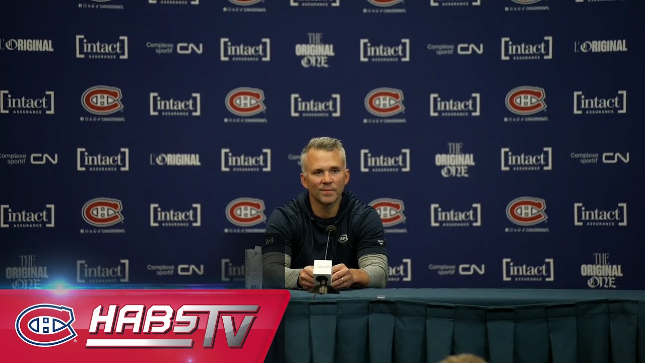 Head coach Martin St-Louis addressed the media on Thursday | LIVE PRESS ...