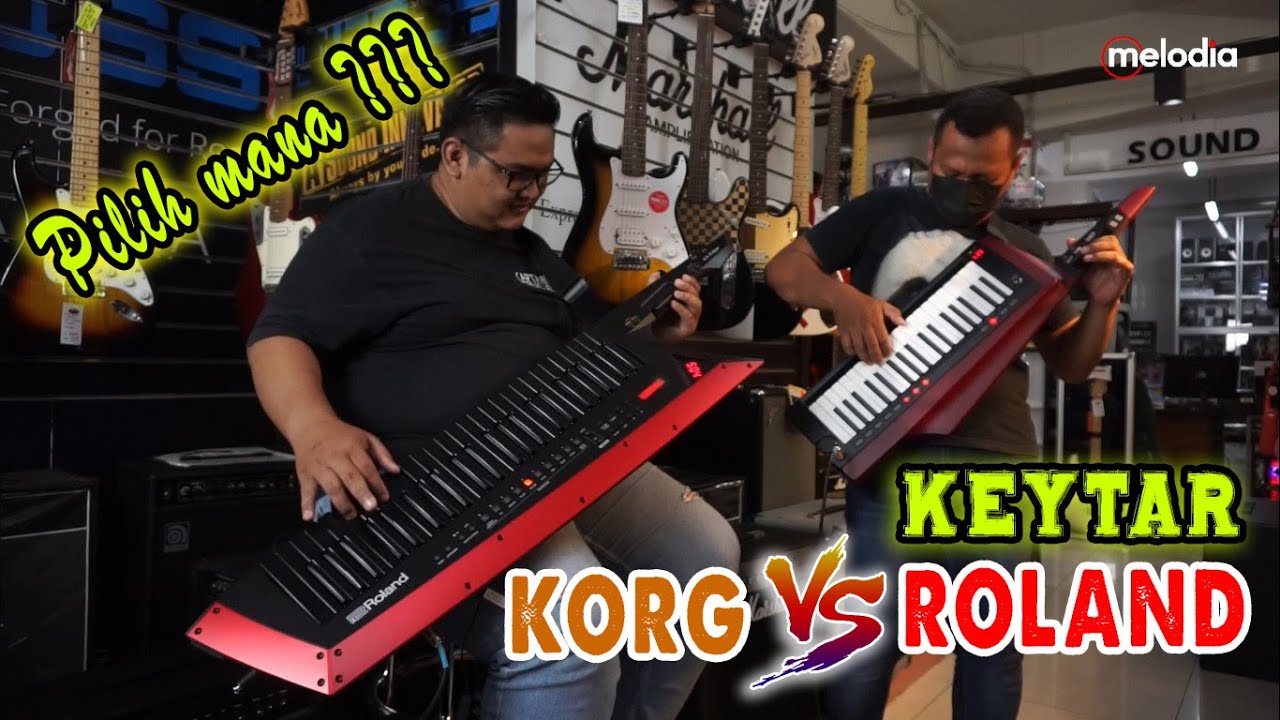 KEYBOARD, SYNTHESIZER, ATAU GITAR | Roland AX Edge Black & Korg RK 100s ...