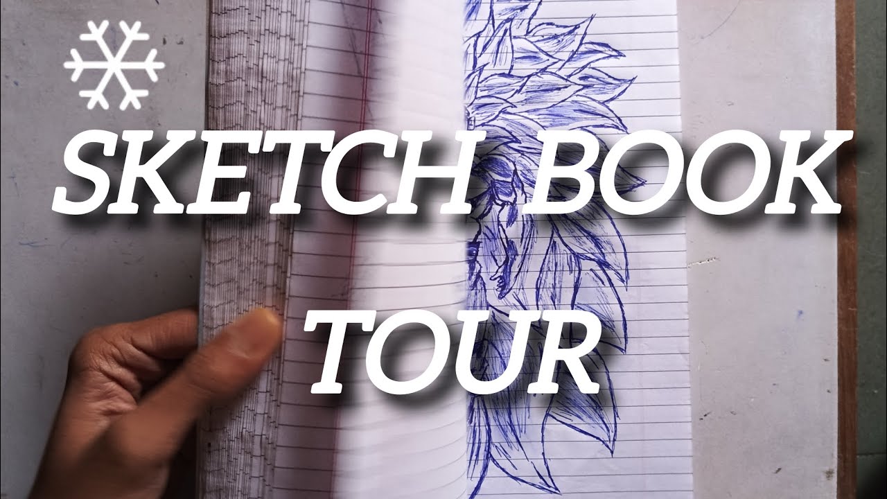 anime character sketch book tour (part- 2) - YouTube