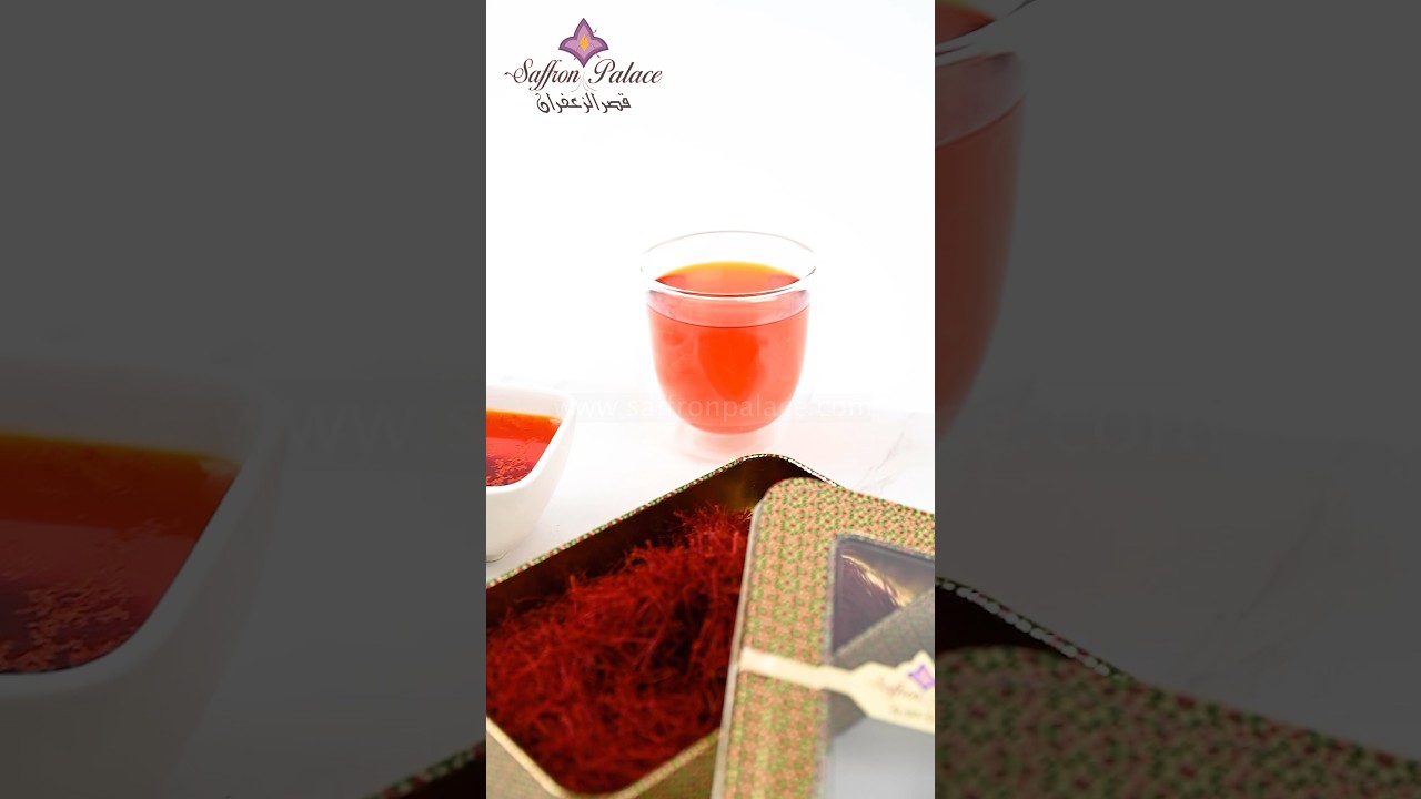 How to make saffron tea! Pure original Iranian saffron with tea from # ...