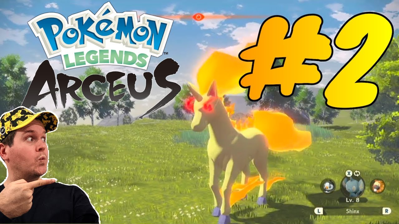 Adam Plays Pokemon Legends Arceus [EPISODE 2] - YouTube