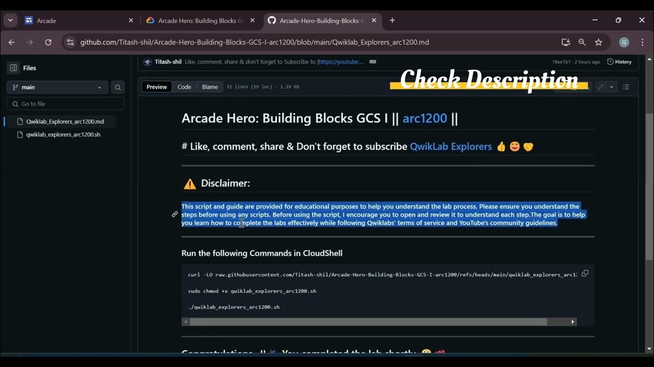 Arcade Hero: Building Blocks GCS I #arc1200 #qwiklab #arcade #gcp #googlecloud solution ☁️🚀 ...