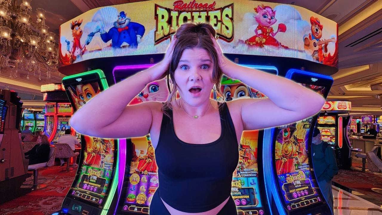 Las Vegas Premiere of the NEW Railroad Riches Link Slot Machine! - YouTube
