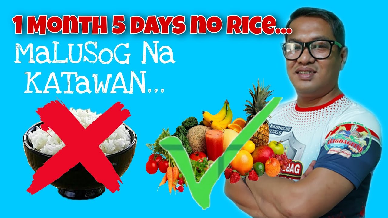 1 MONTH 5 DAYS NO RICE - YouTube