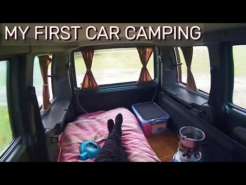 Yağmurda araba kampı - doblo