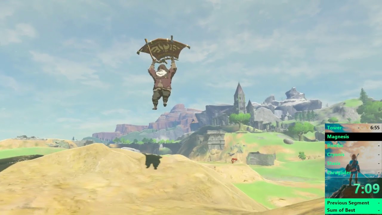 Breath of the wild Paraglider% in 28:55 - YouTube