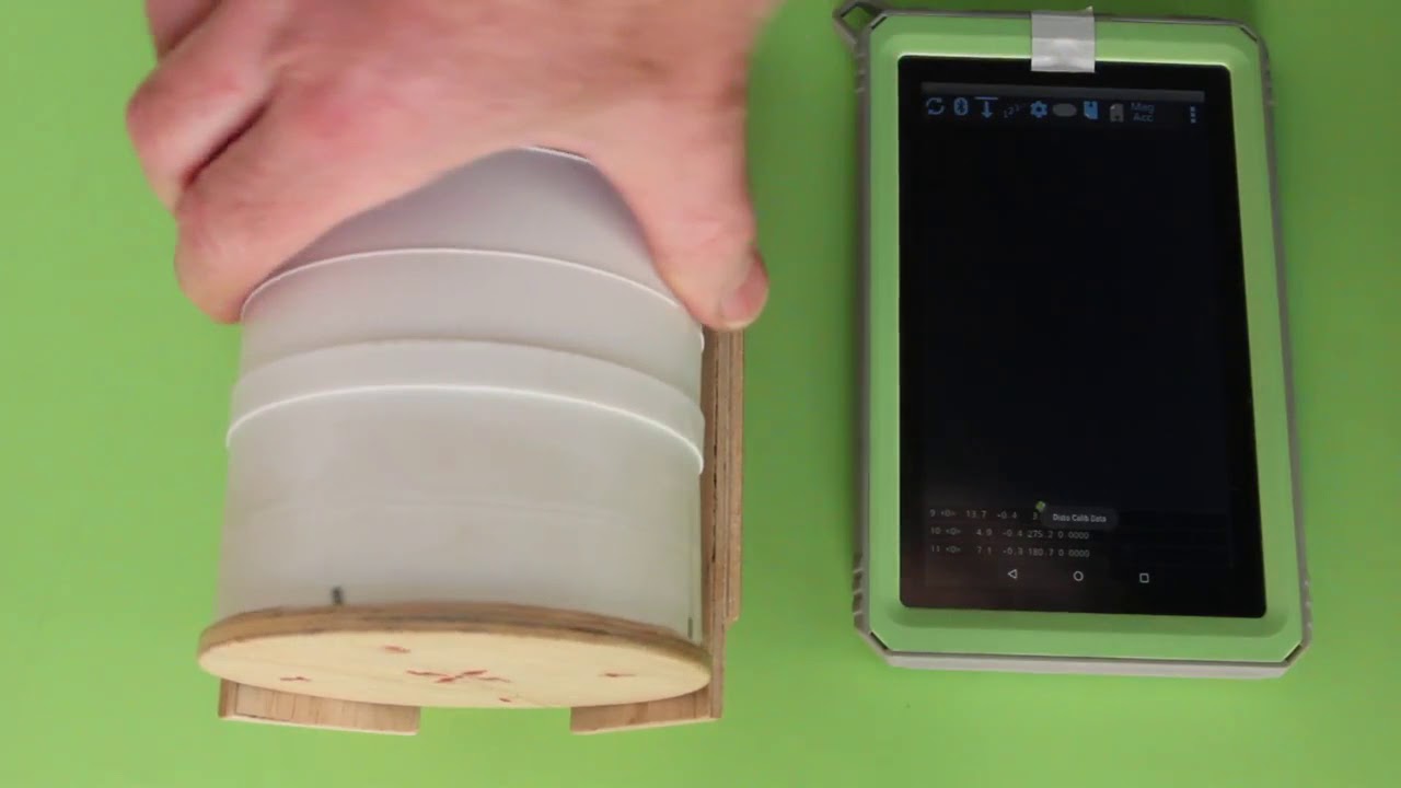 DistoX calibration kit for cave survey - YouTube