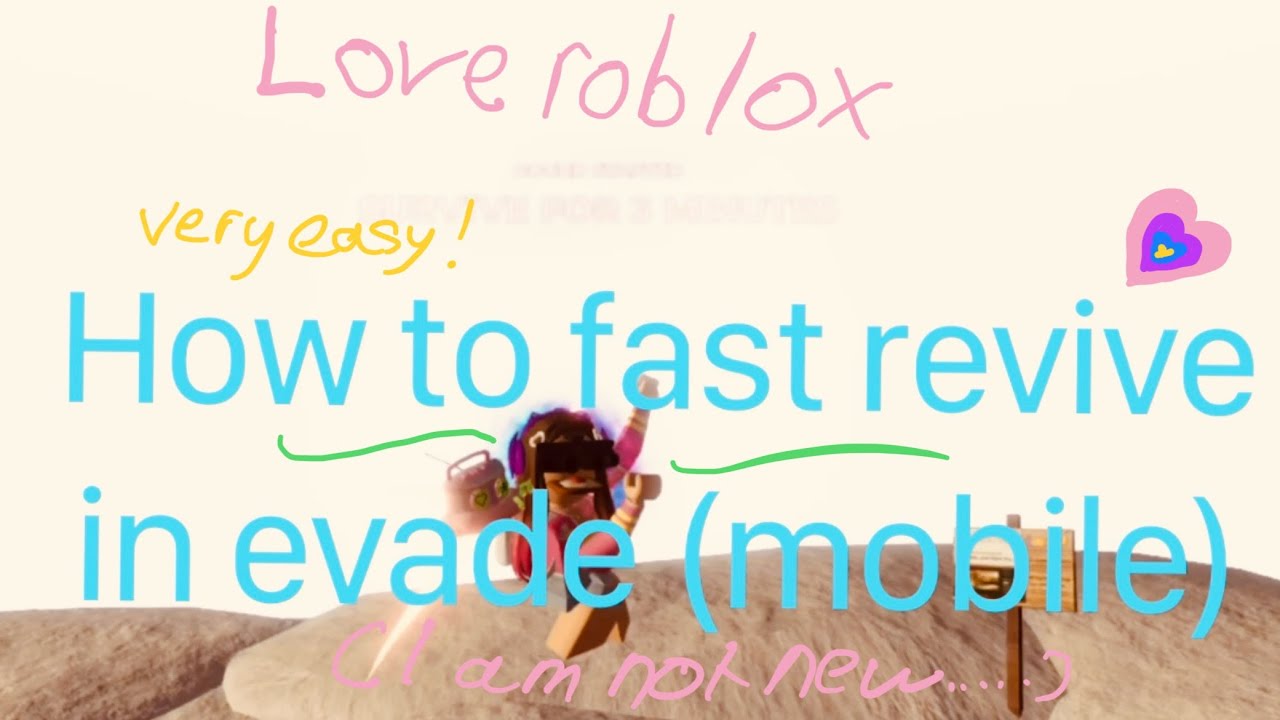 How to fast revive in Evade (mobile) - YouTube