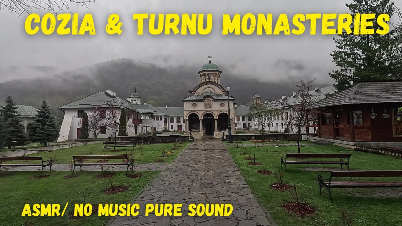 Peaceful Romania: Cozia & Turnu Monasteries | 4K Cinematic (No Talking ...