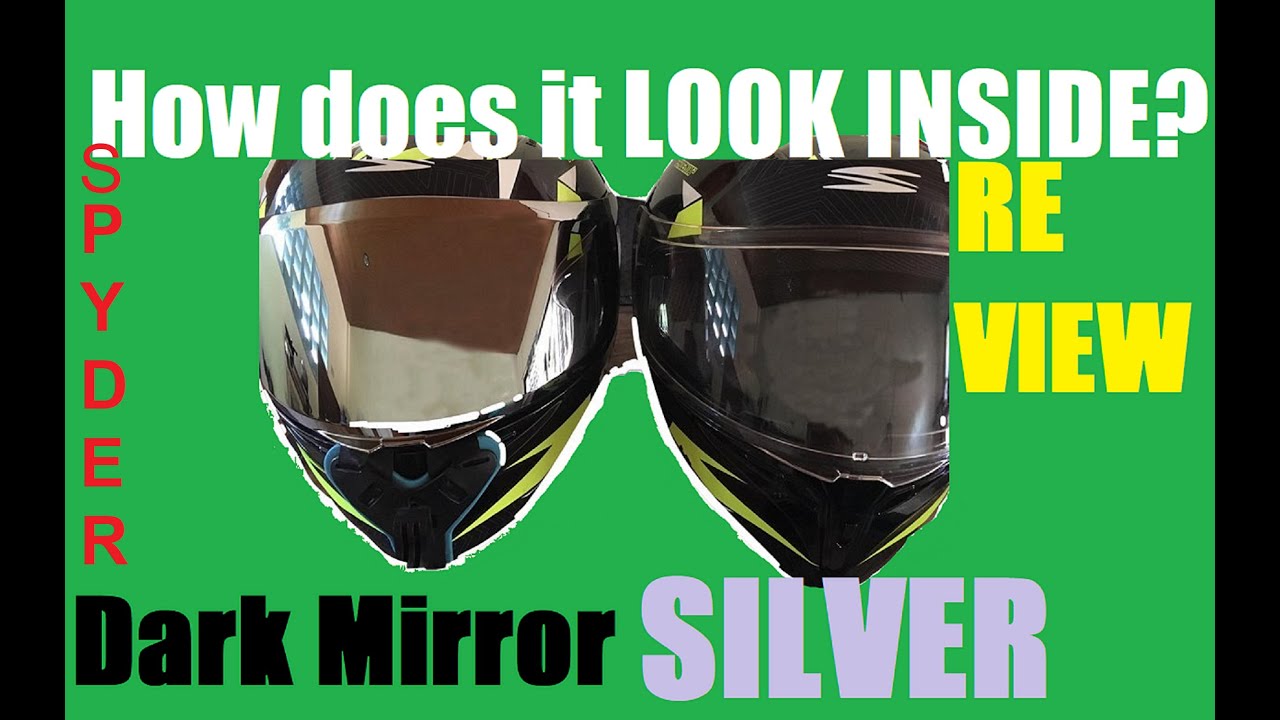Dark Mirror Silver Lens │ SPYDER│ How does it look inside? - YouTube