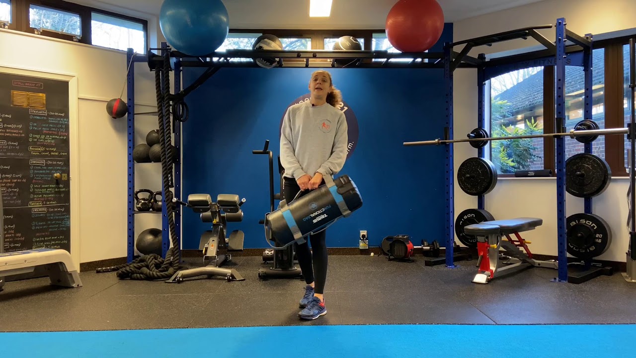 Powerbag - Offset Lunges - YouTube