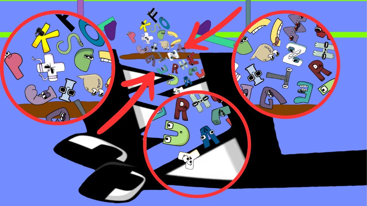 Alphabet Lore Speed Test In Algodoo - YouTube