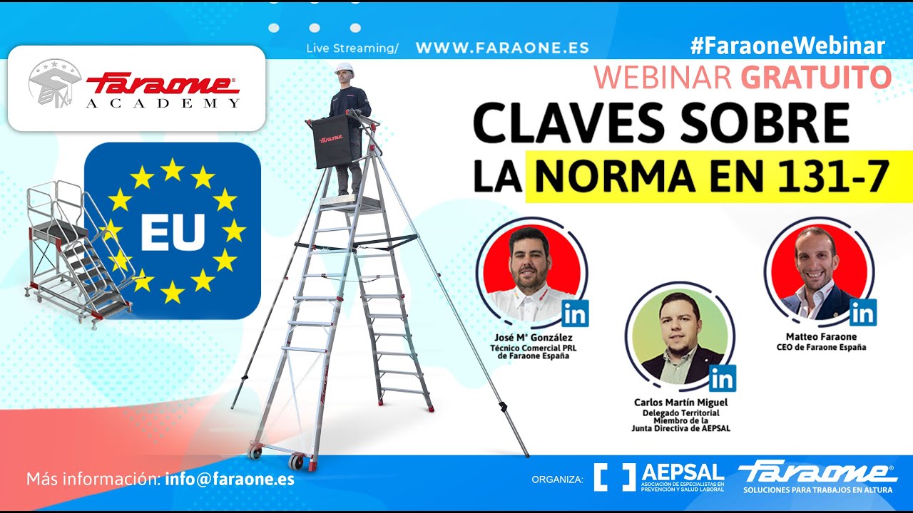 Webinar norma EN 131-7 | Faraone Academy - YouTube