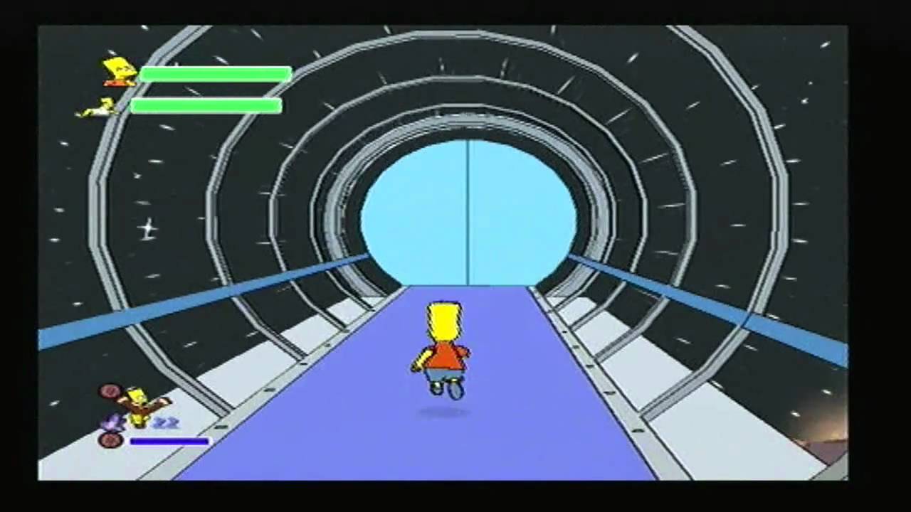 Let's Play The Simpsons Game: Part 2 (2/2) - Bartman Begins - YouTube