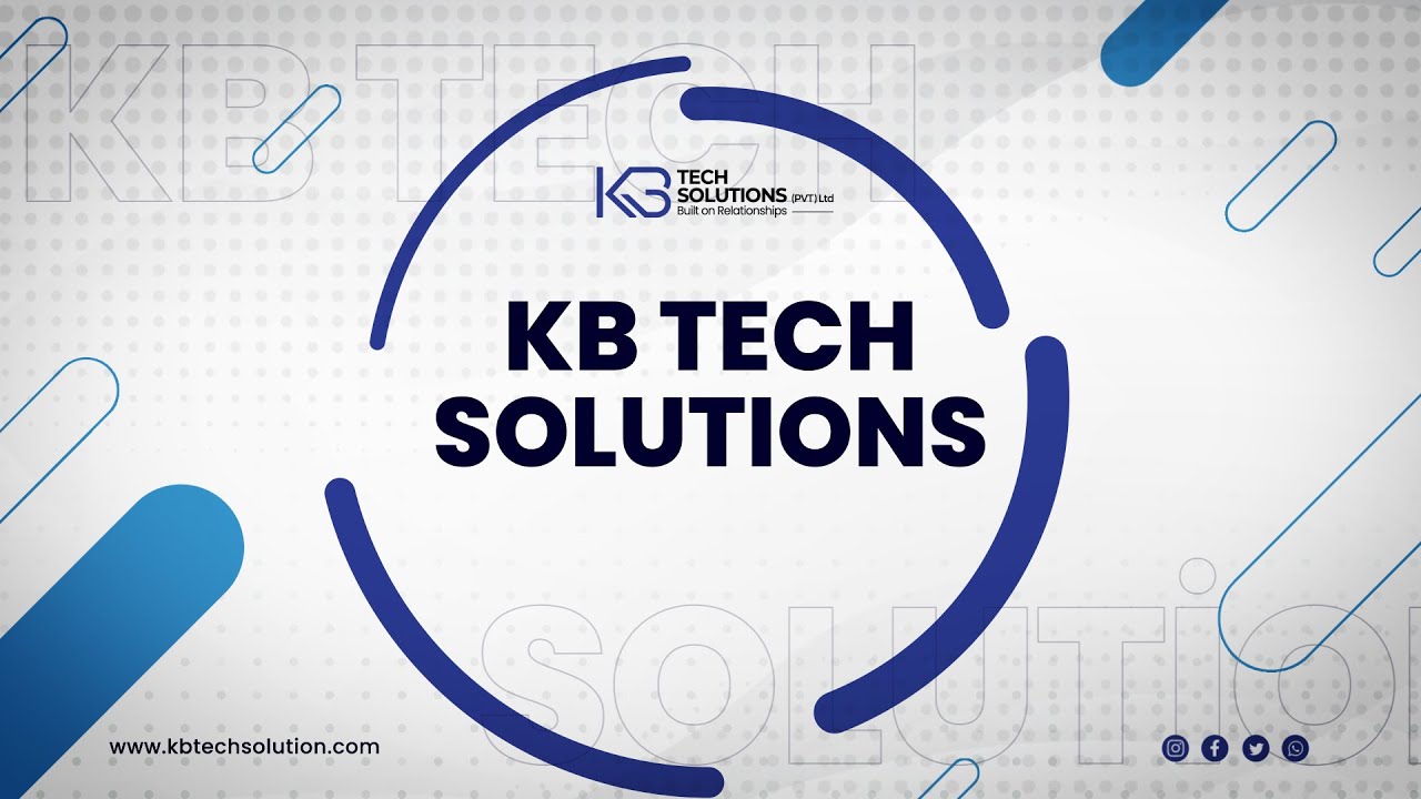 One of the many services provided by KB TECH SOLUTIONS Pvt. Ltd. - YouTube