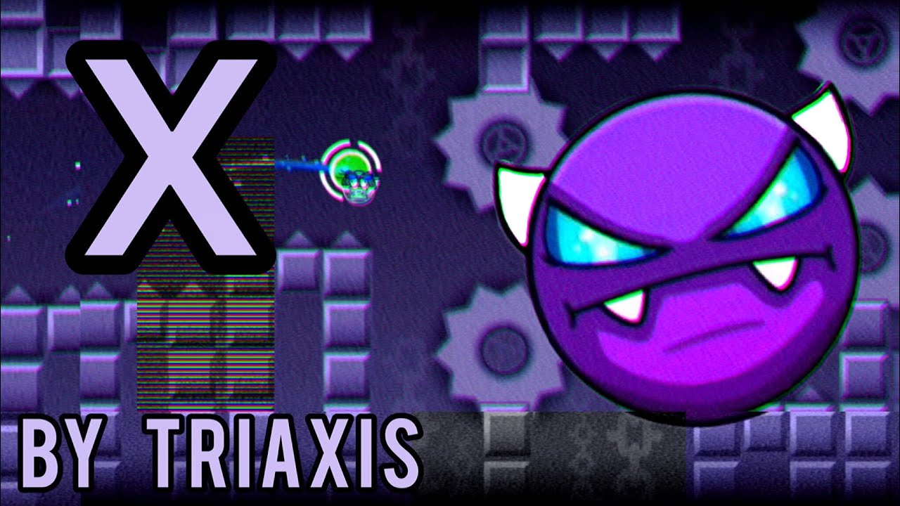 X By TriAxis | Geometry Dash - YouTube