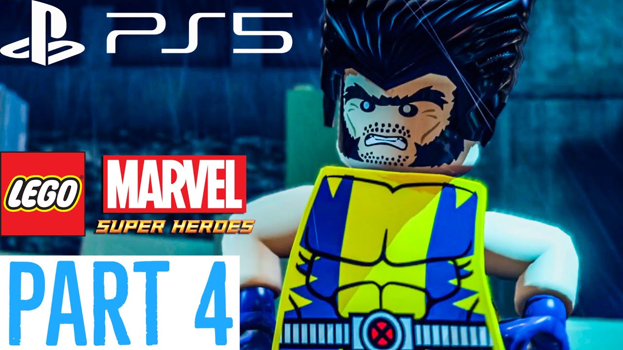 LEGO MARVEL Super Heroes PART 4 PS5 Gameplay Walkthrough No commentary ...