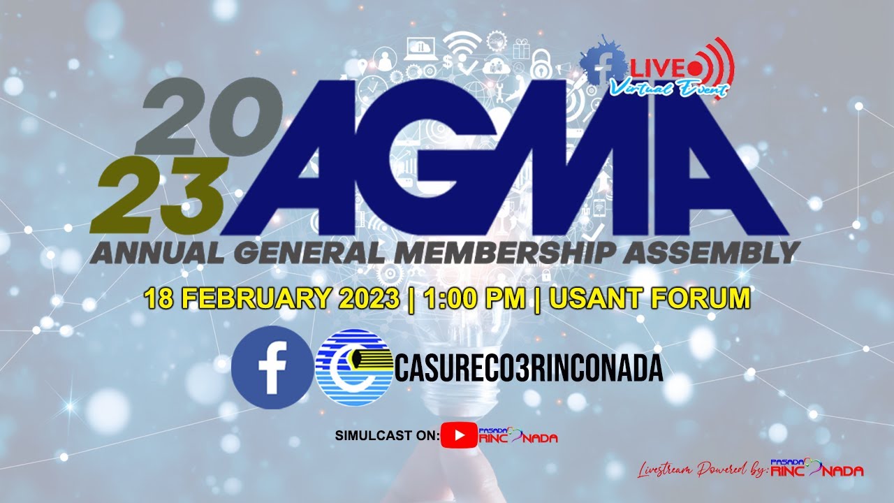 LIVE: CASURECO III AGMA 2023 (18 February 2023) - YouTube