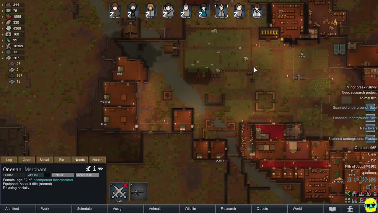 RimWorld | Trying to Launch a Rocket for the First Time! - YouTube