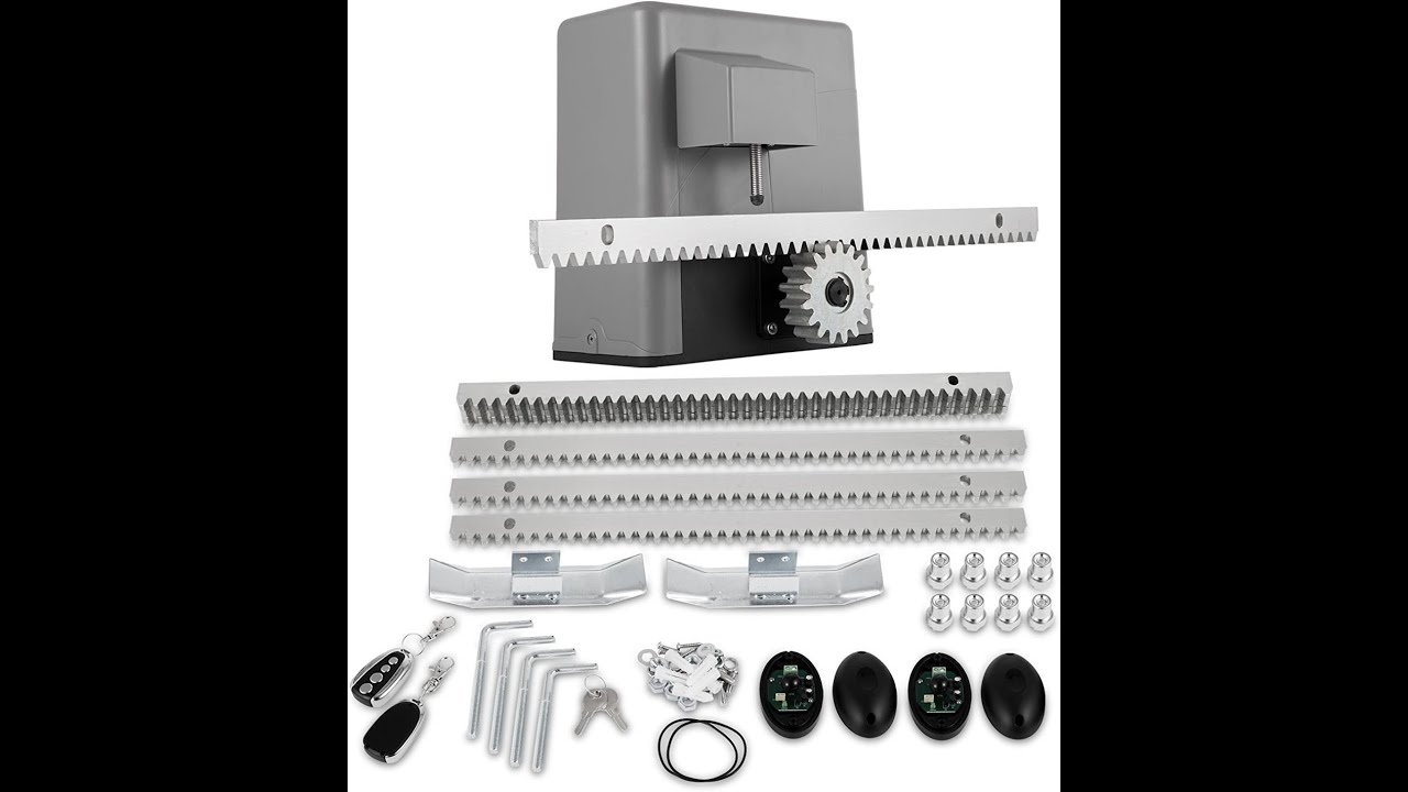 B07DK8ZBVF Rack Sliding Gate Opener (Assembly video) - YouTube