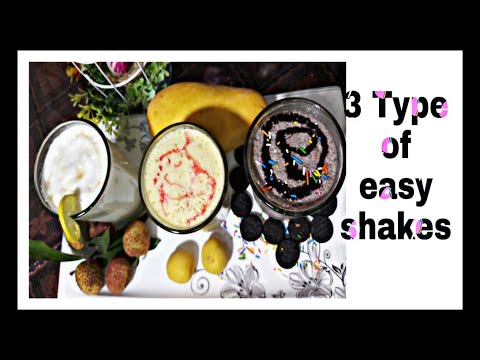 Three types of shakes - YouTube