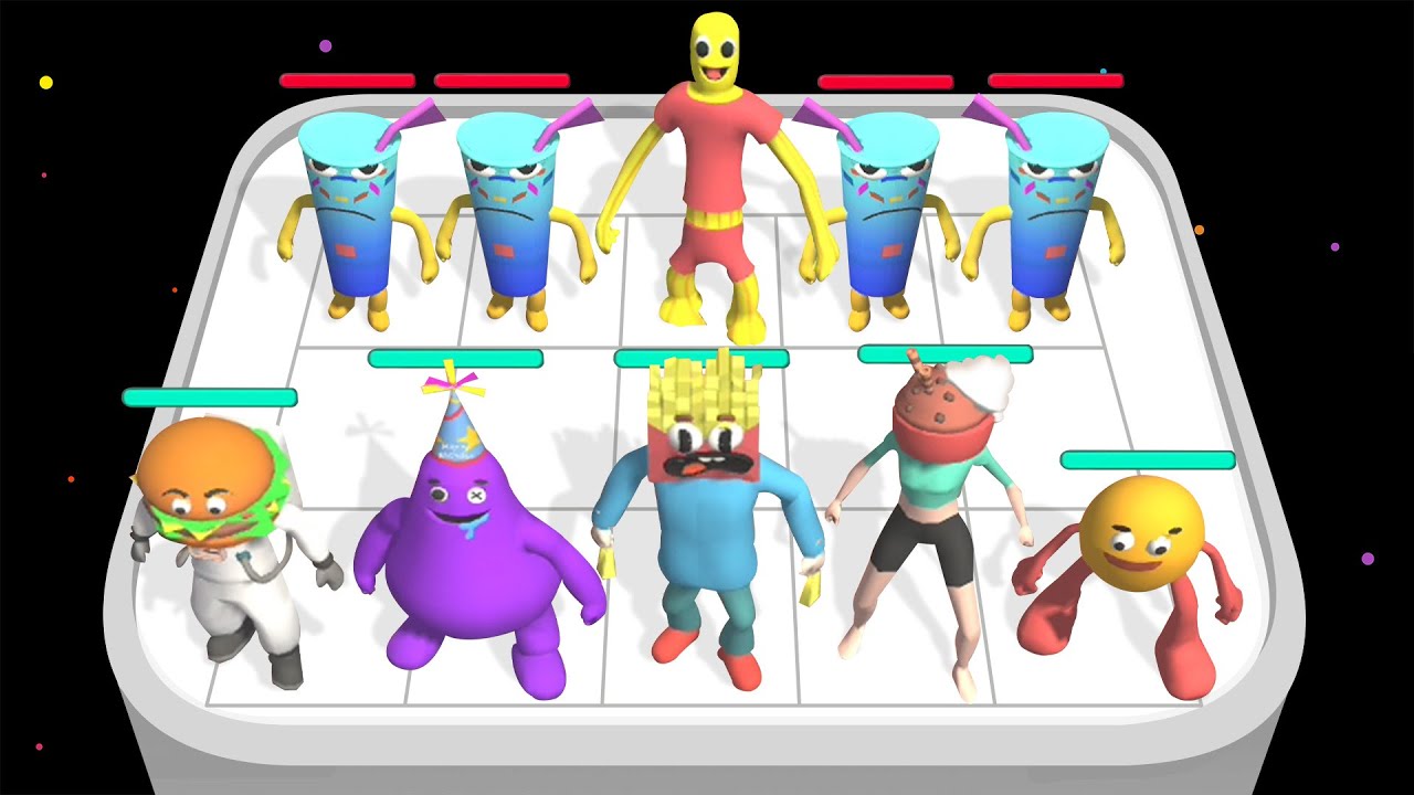 GRIMACE MONSTER RUN - Merge McDonald's Monster, Grimace Shake ★ Battle ...