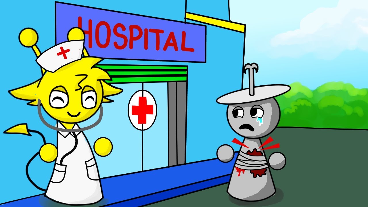 Ohh NO ️ Cluckr Sick And Simon Get Service in Hospital | Incredibox ...