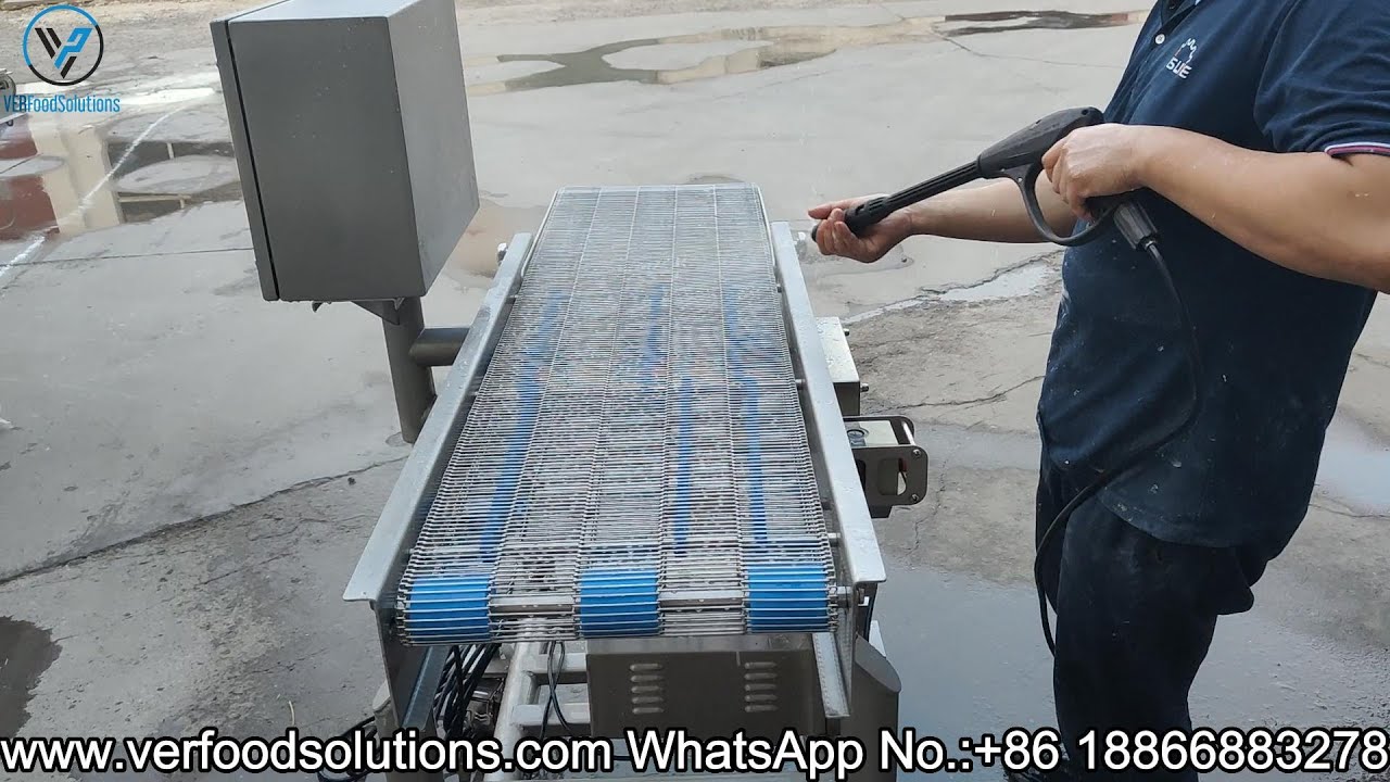 VERFOODSOLUTIONS How To Clean Belt Conveyor Machine After Each Use ...