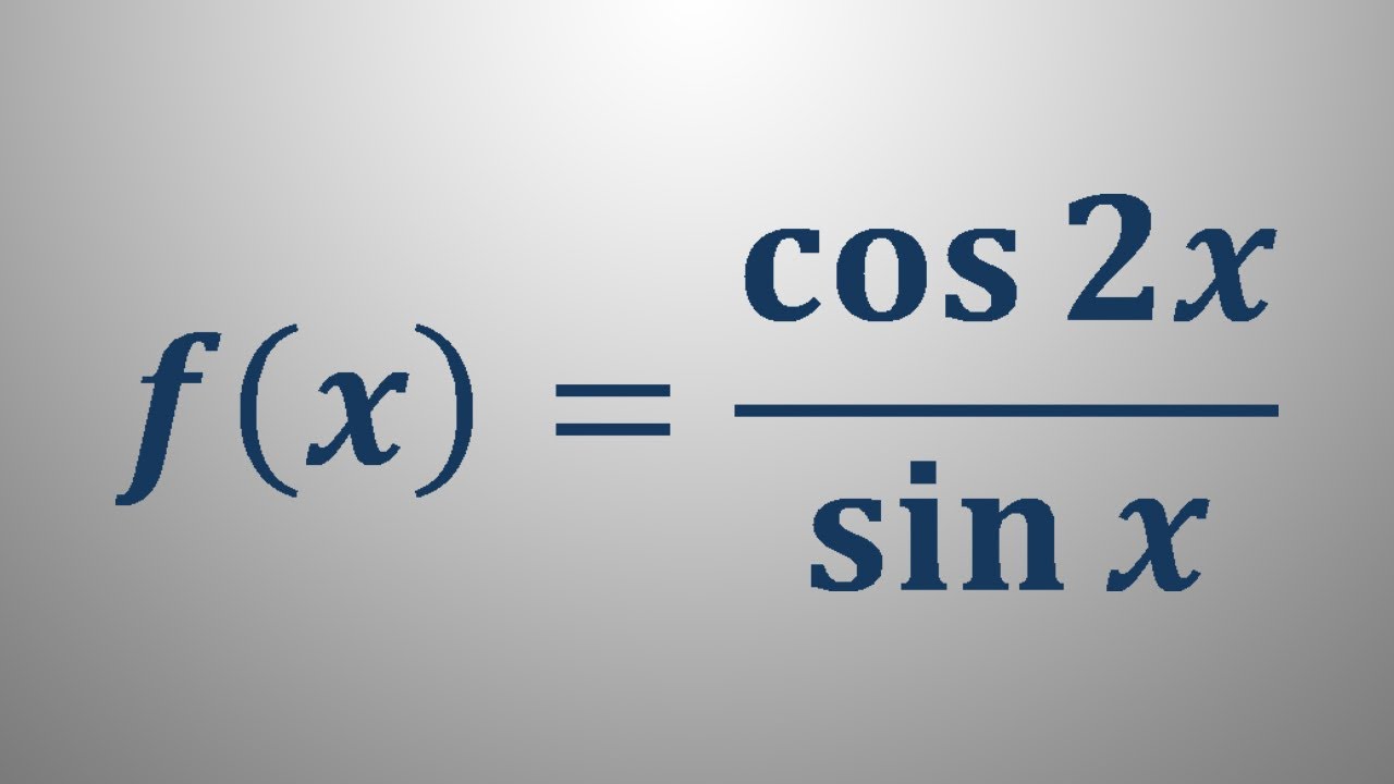 Odvod trigonometrične funkcije 13 - YouTube