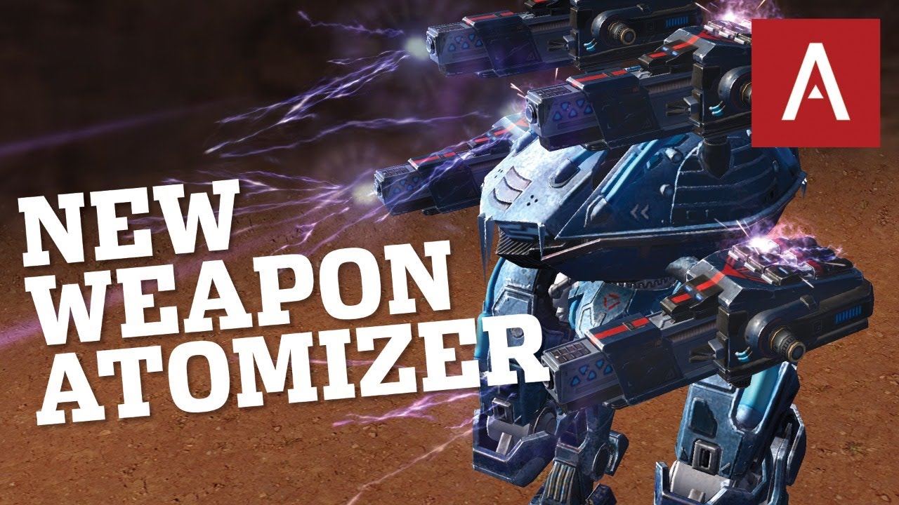 🔴 War Robots - Testing The NEW Atomizer Weapon Max MK2 + Gold Giveaway ...