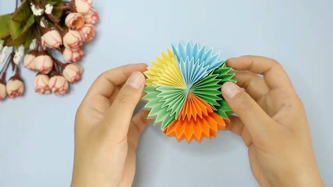 Fun & Easy Origami_Origami Moving Flexagon Tutorial - How to Fold a ...