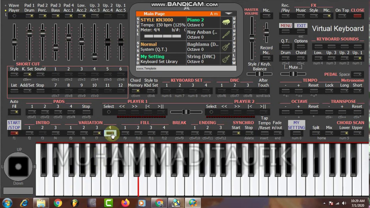 STYLE TECHNICS KN3000 FOR ORG/MUSIC STUDIO - YouTube