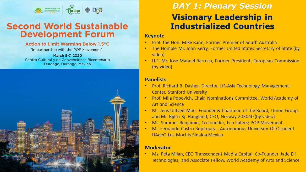 WSDF 2020: Visionary Leadership in Industrialized Countries - YouTube