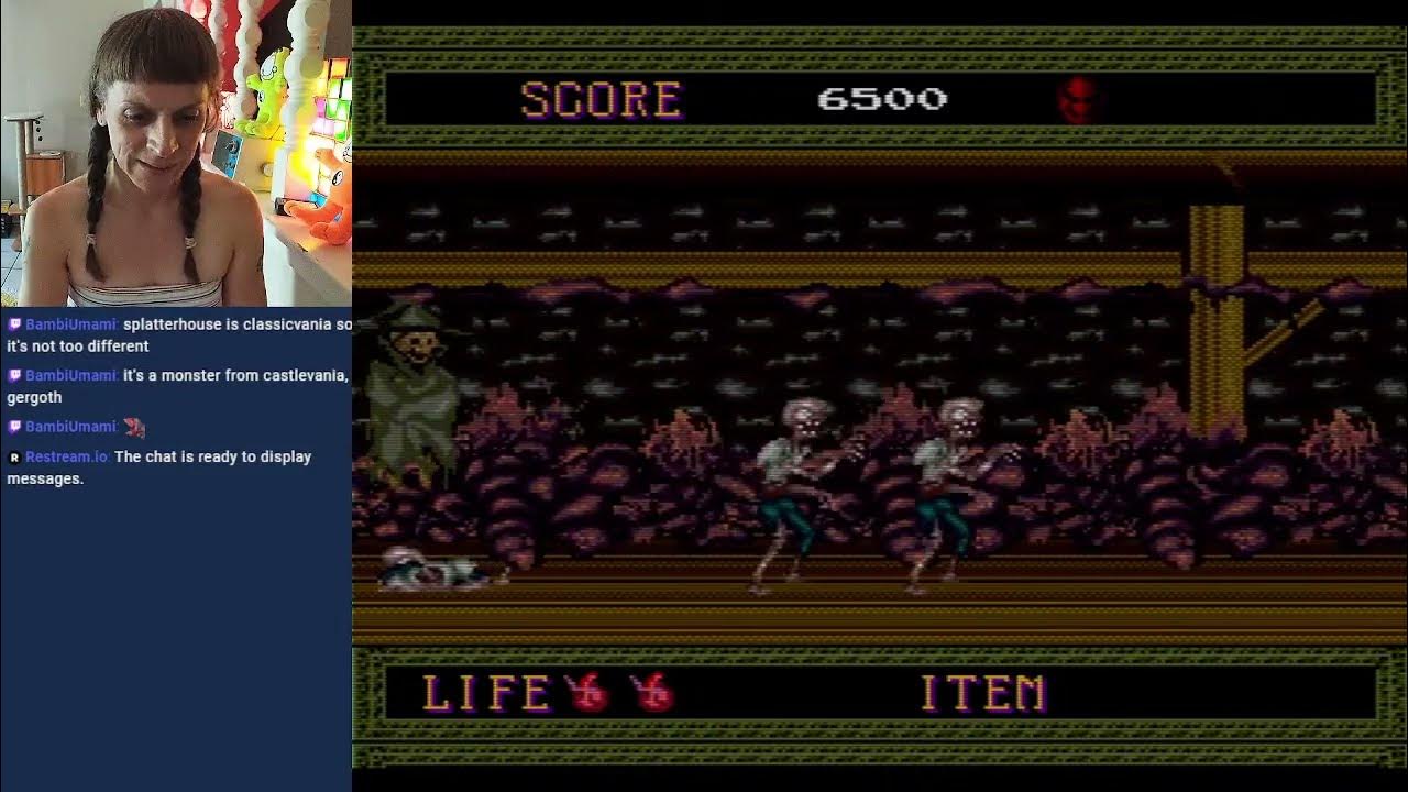 i play SPLATTERHOUSE for Turbo Grafx 16 - YouTube