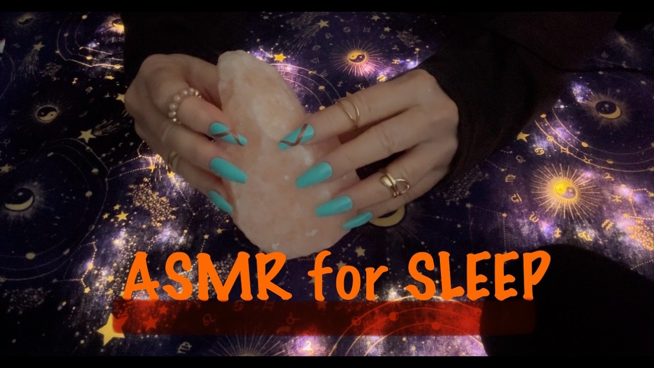 ASMR: Himalayan Salt Lamp & Quartz Crystal Tapping to Inspire Sleep No ...