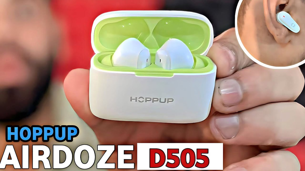 HOPPUP AirDoze D505 TWS unboxing & Detail review⚡️50 hour playtime with 40MS LOW LETENCY Game ...