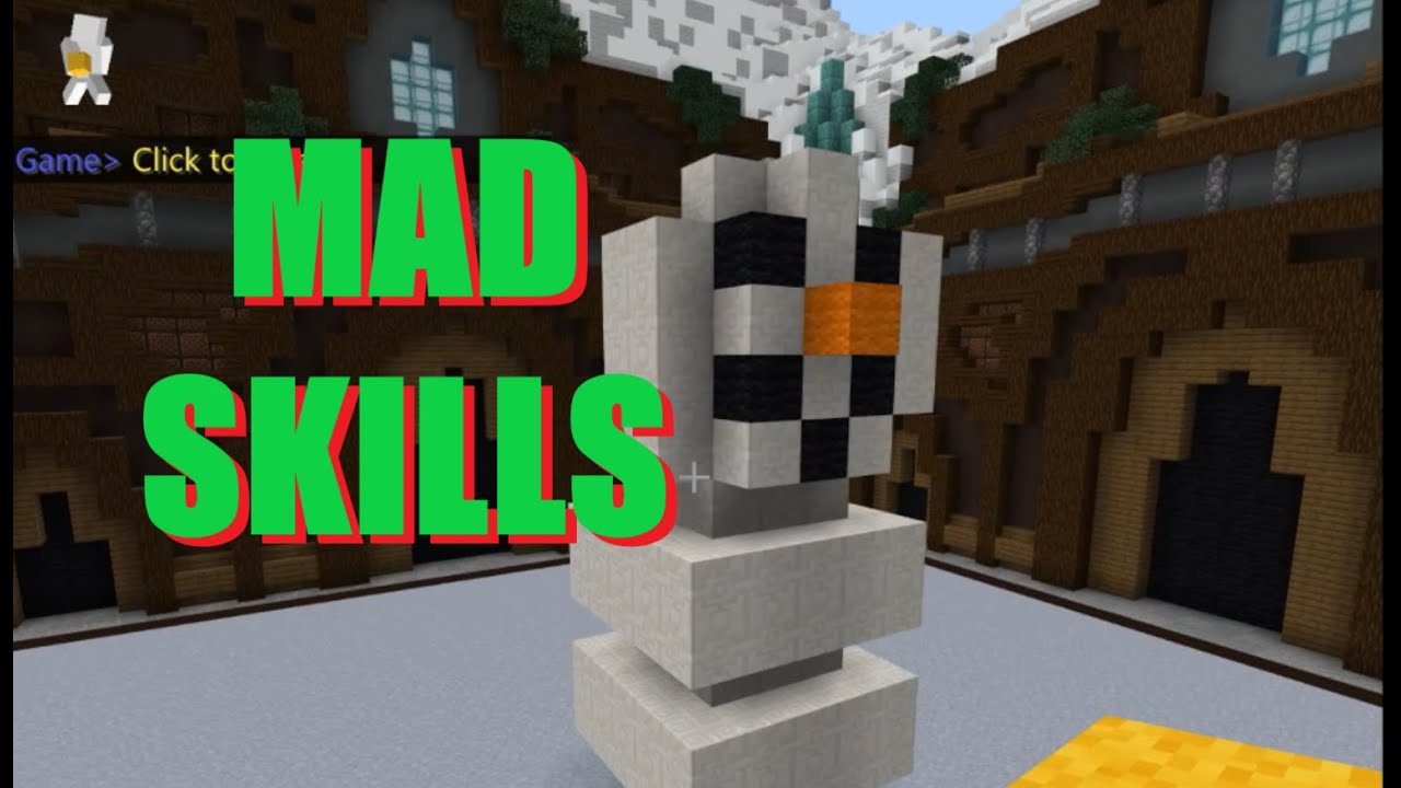 MAD BUILDING SKILLS IN MINECRAFT - YouTube