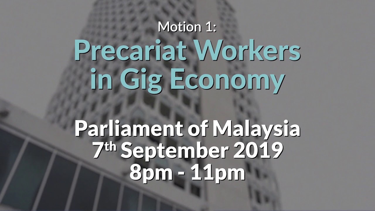 Parliamentary Debathon 2019 - Precariat Workers in Gig Economy - YouTube