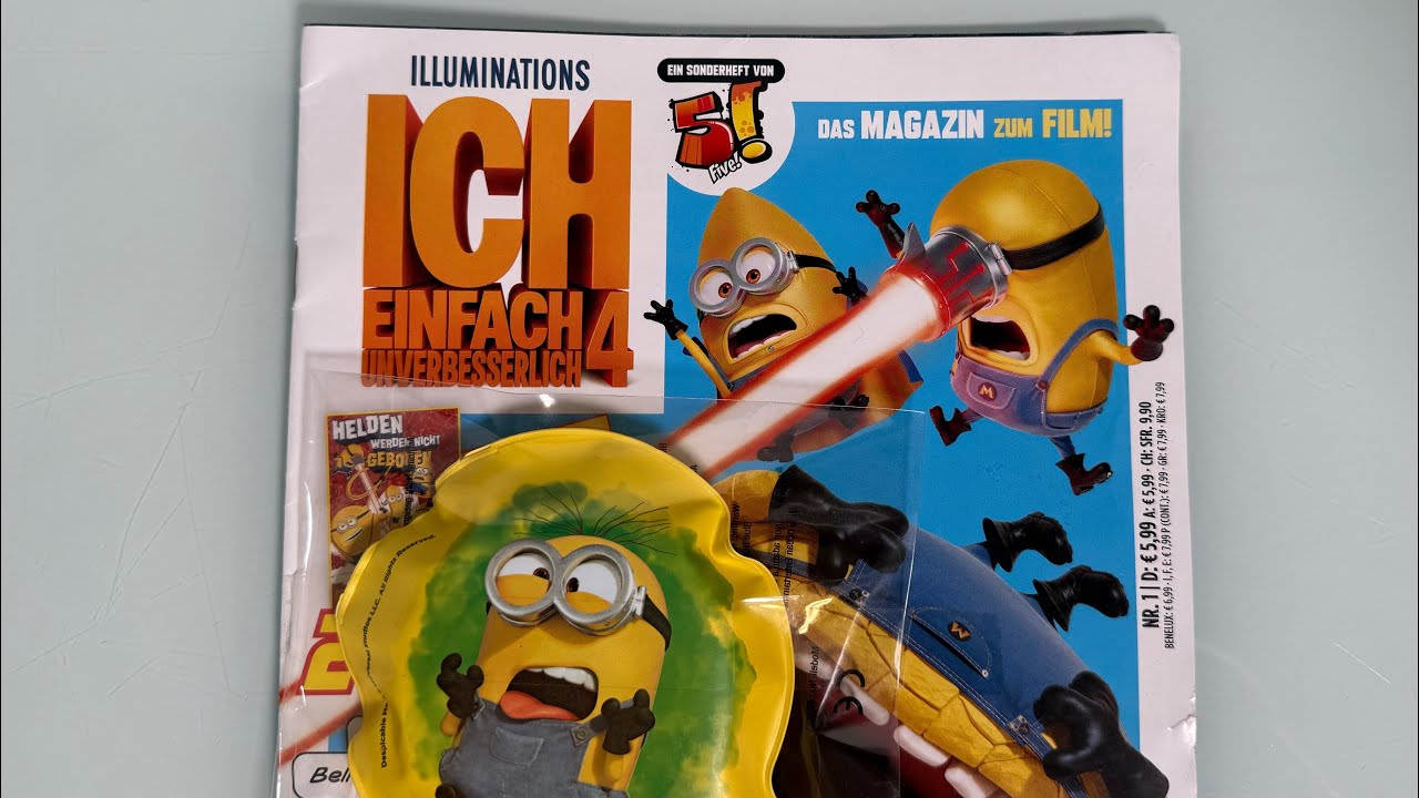 NEUE 5 Five Magazin die Minions - YouTube