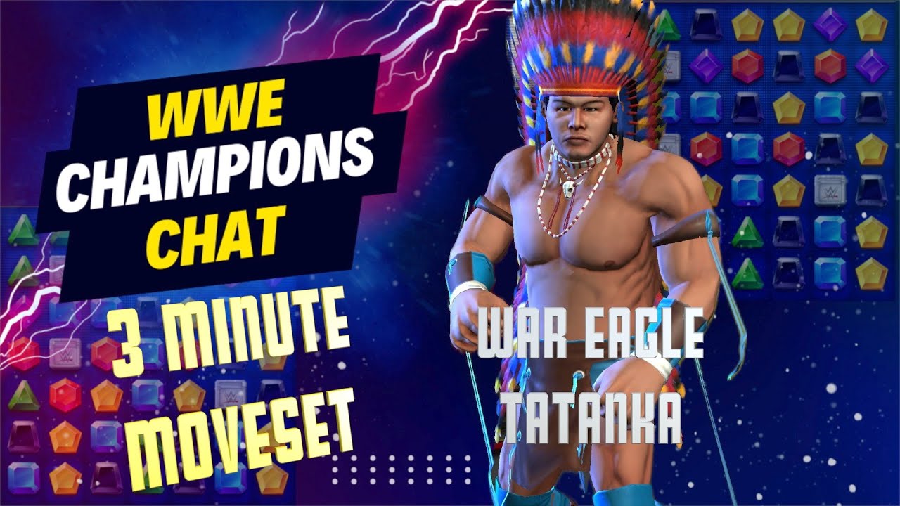 Tatanka War Eagle | 3 Minute Movesets | WWE Champions - YouTube