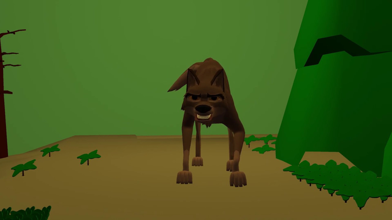 Wolfdog Growl Animation - YouTube