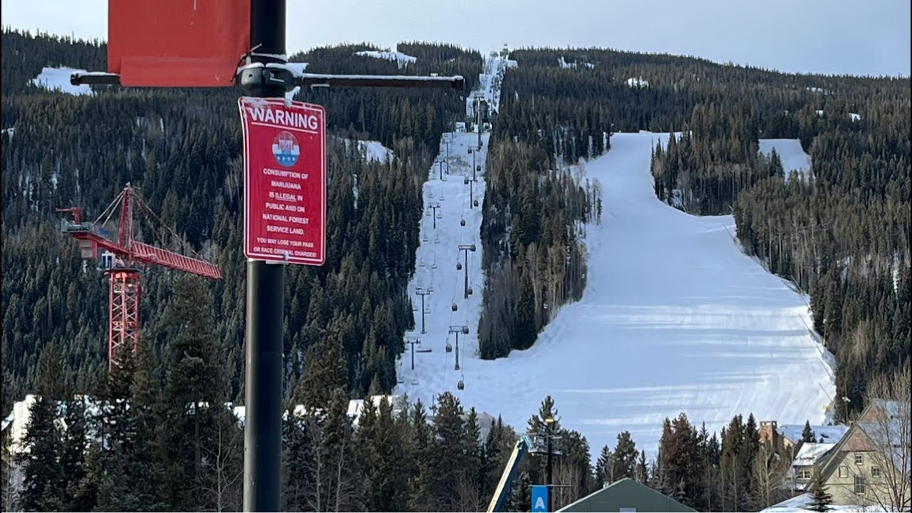 Keystone Summit Express Lift 3-24-24 #snowboarding - YouTube