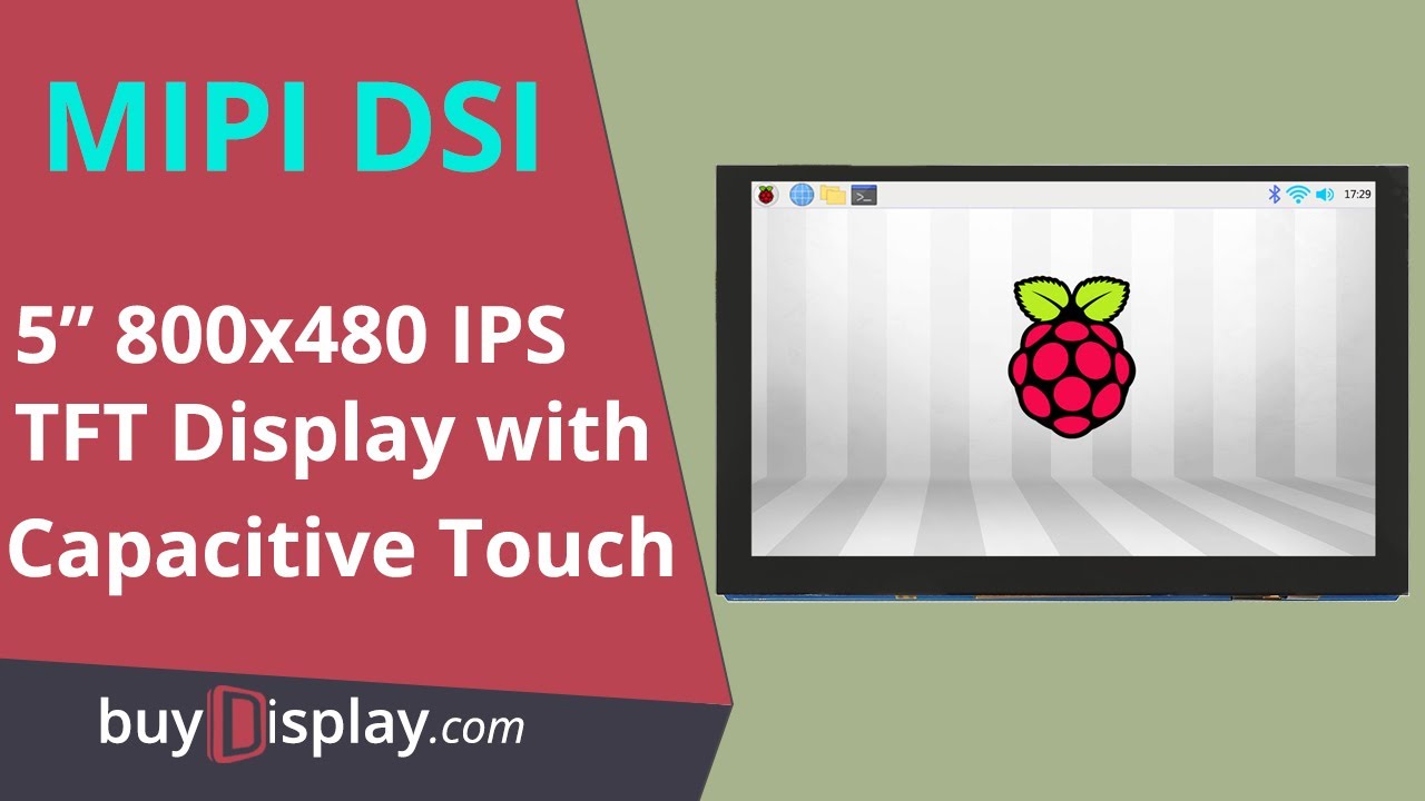 5 inch Capacitive Touch IPS Display 800x480 MIPI DSI Interface for ...