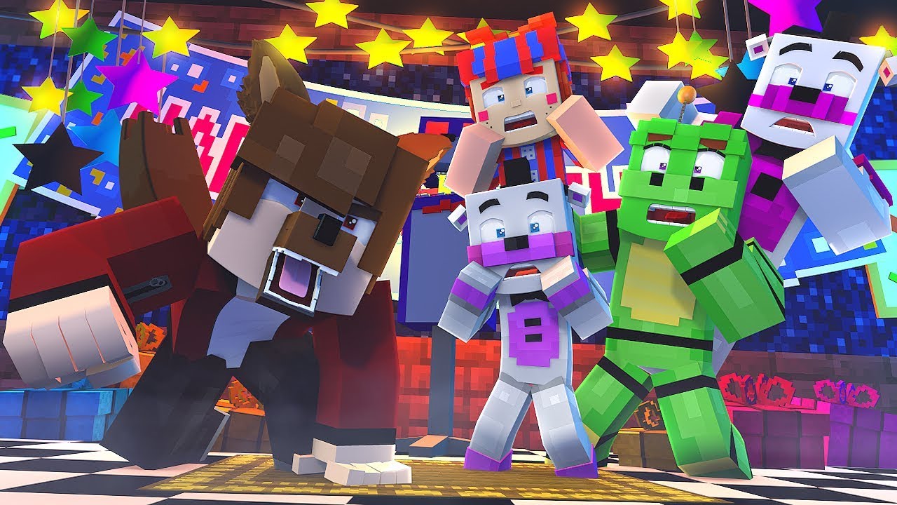 Minecraft FNAF 6 Pizzeria Simulator - WEREWOLF BRYAN! (Minecraft ...