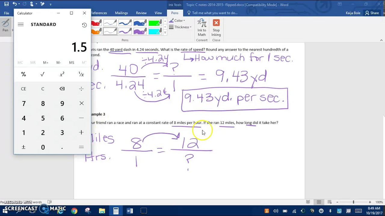 1.22 Speed, Work, and Measurement Units - YouTube