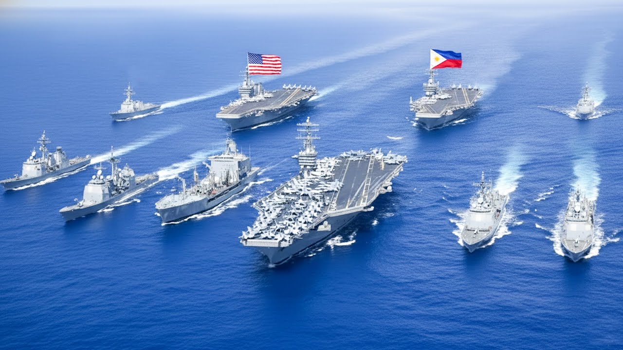 A massive deployment of the most advanced US destroyers and aircraft ...