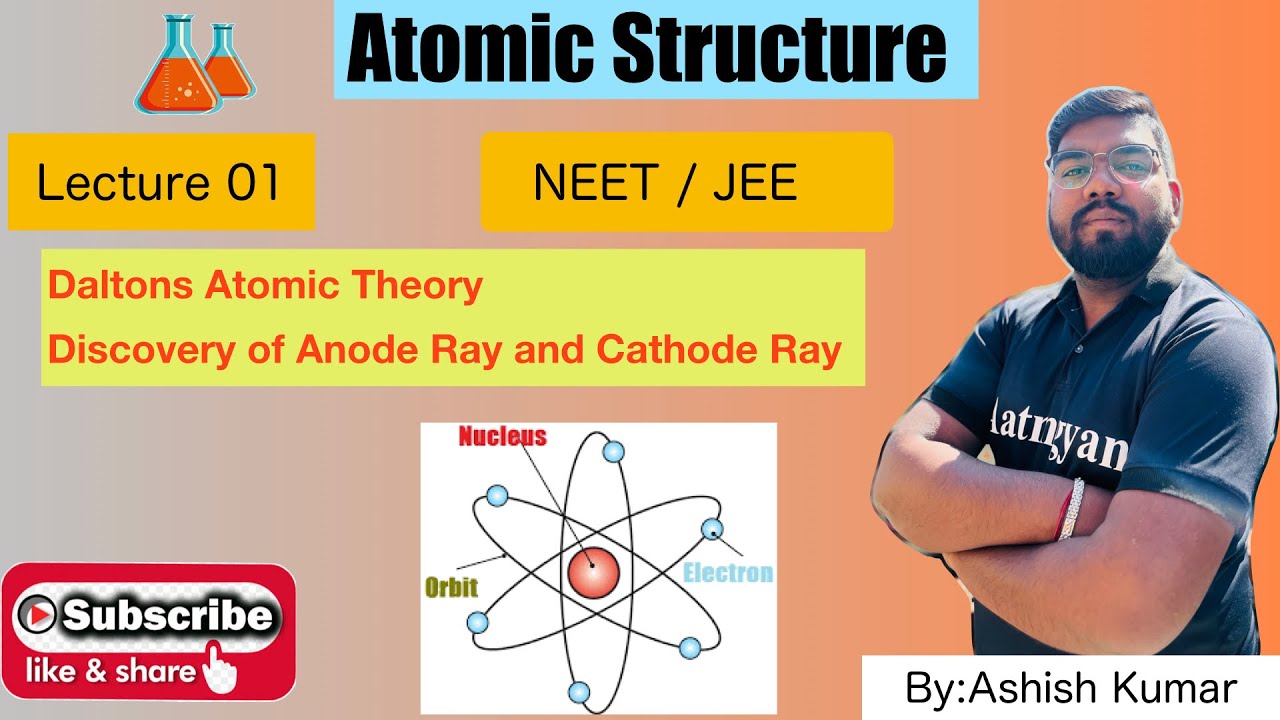 “structure Of Atom 🔬 Lec 1 Daltons Theory Cathode And Anode Rays 0672