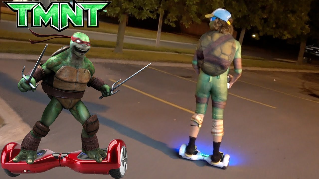 HOVERBOARDING NINJA TURTLES! - YouTube