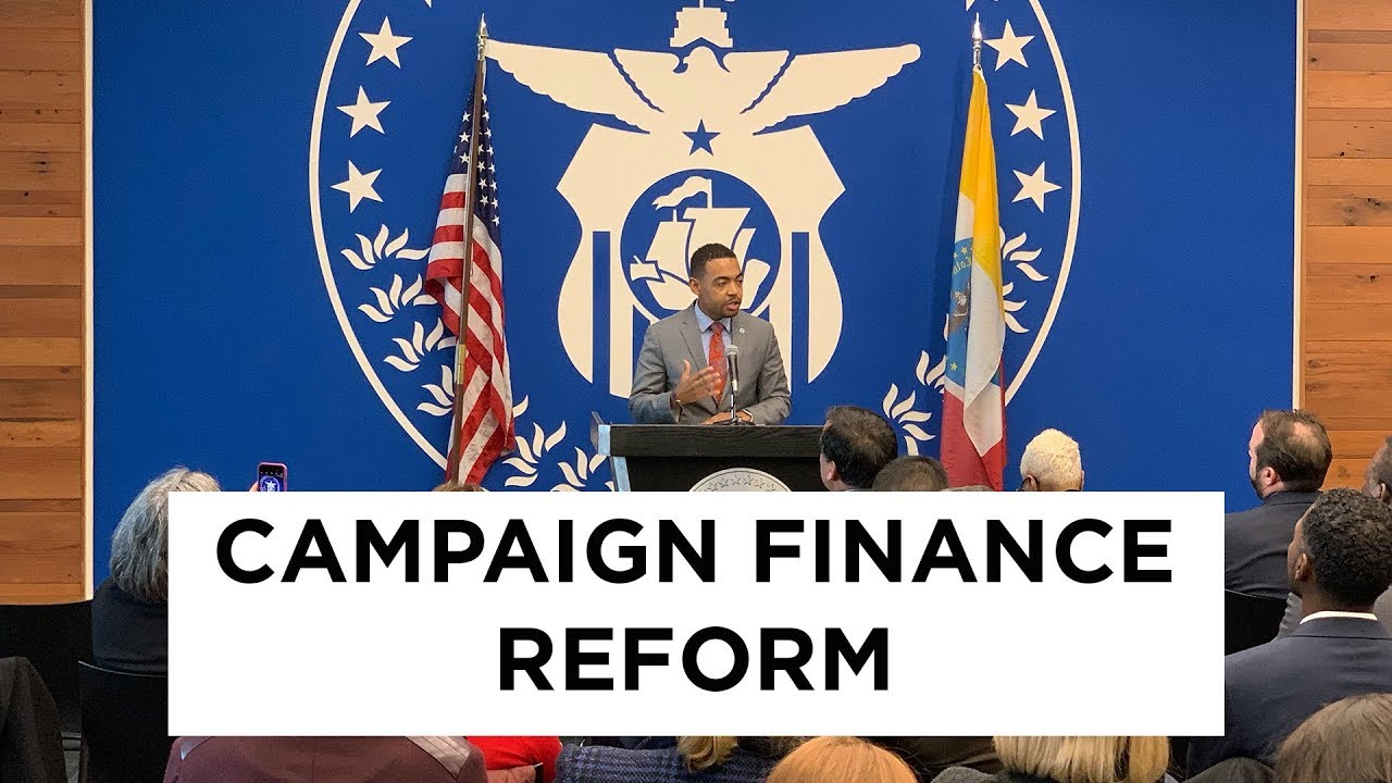 Press Conference: Campaign Finance Reform - YouTube