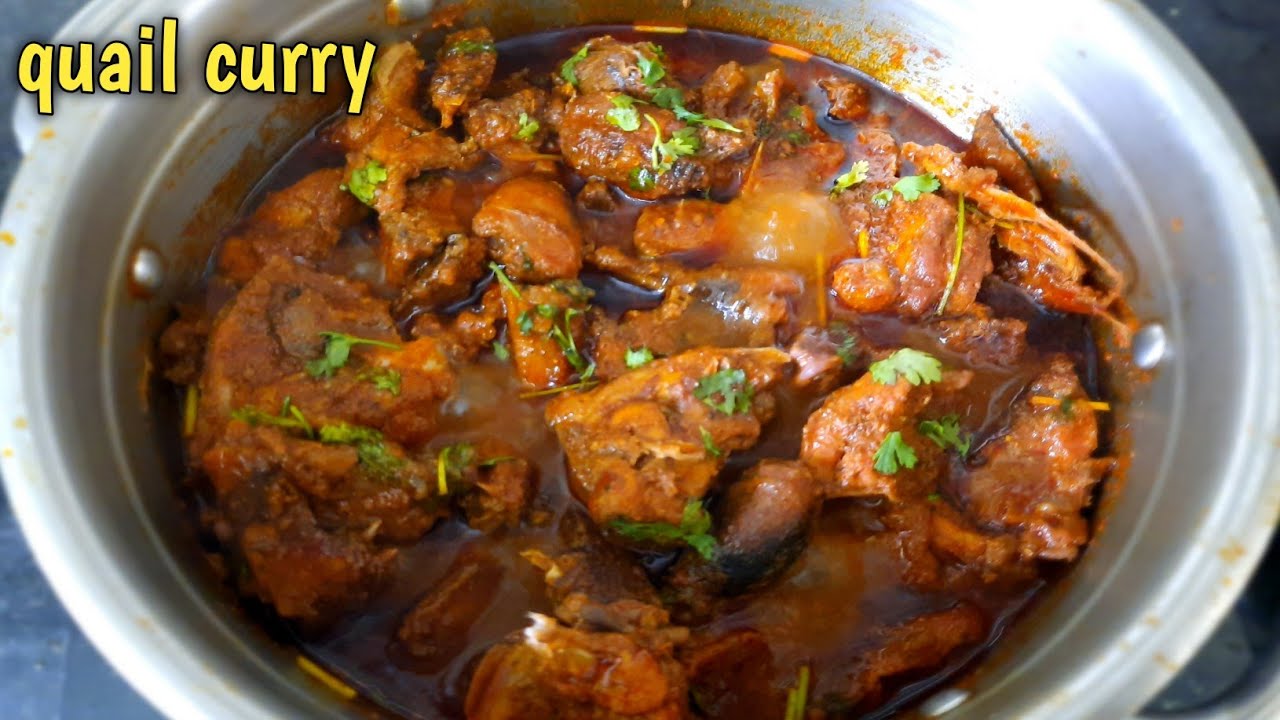 కౌజు పిట్ట కూర l kamju pitta kura l Quail bird curry in telugu l kamsu ...